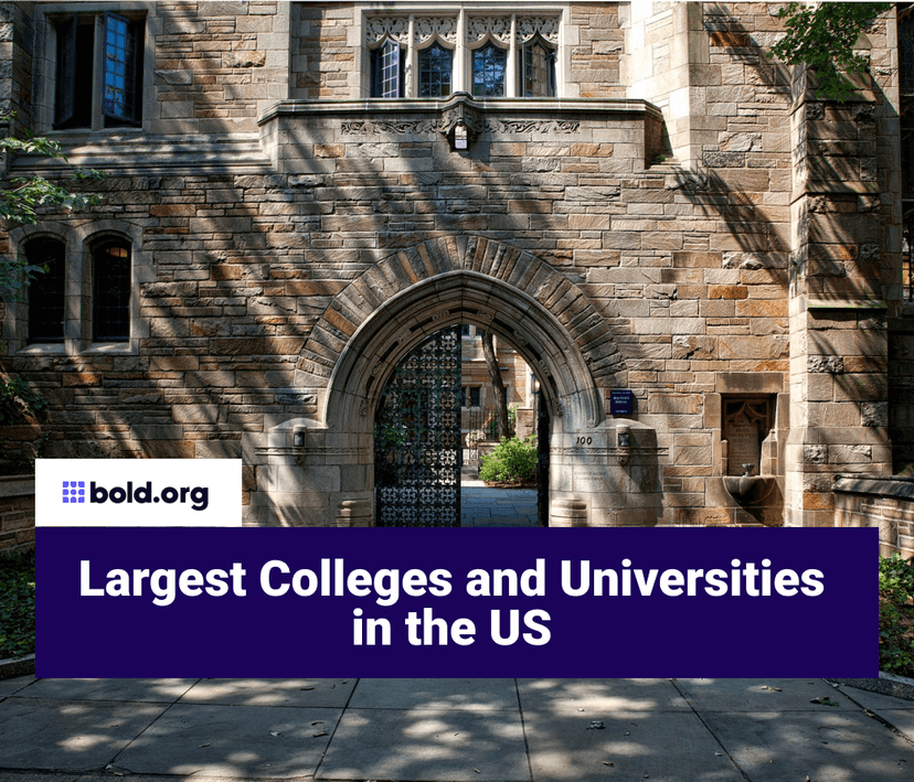 Largest Colleges & Universities | Top Ranked Schools | Bold.org