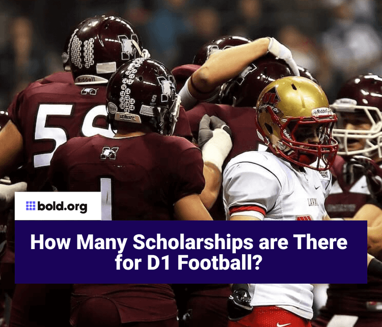 How Many D1 Football Scholarships Does D1 Offer? | Bold.org | Bold.org