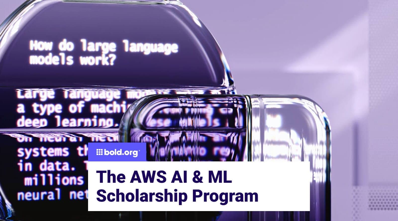 The AWS AI & ML Scholarship in 2025 for Tech Beginners | Bold.org